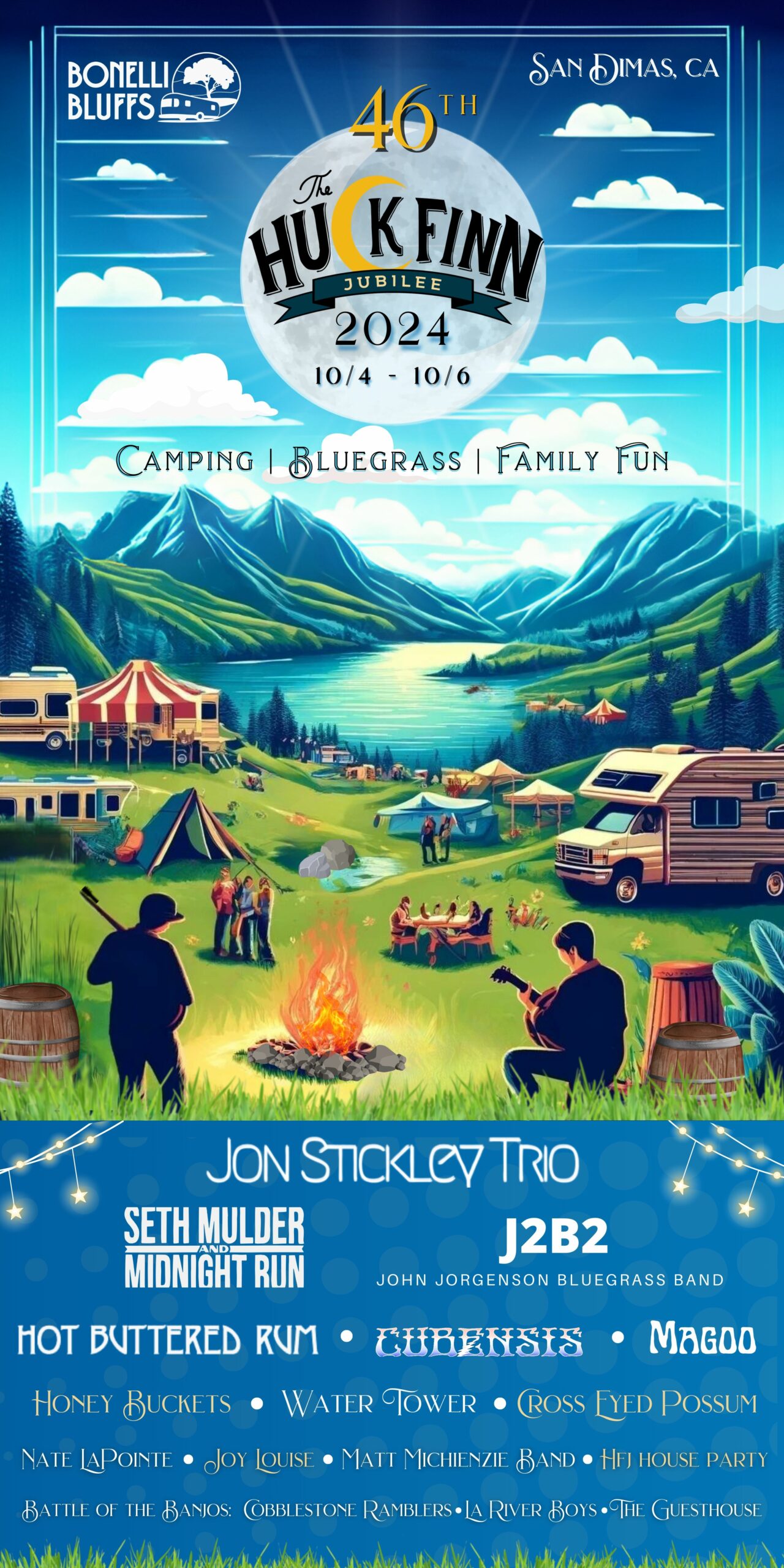 Huck Finn Jubilee – Bluegrass Music Festival